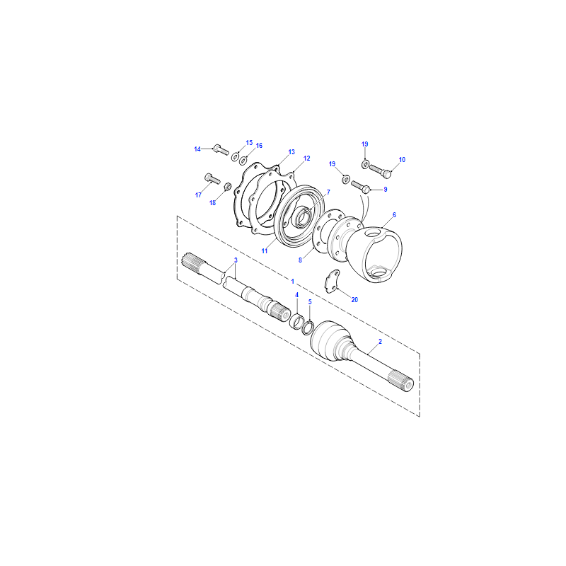 FTC3276 JOINT SPI INTERIEUR DE BOL DE PIVOT pour Defender et Discovery 1